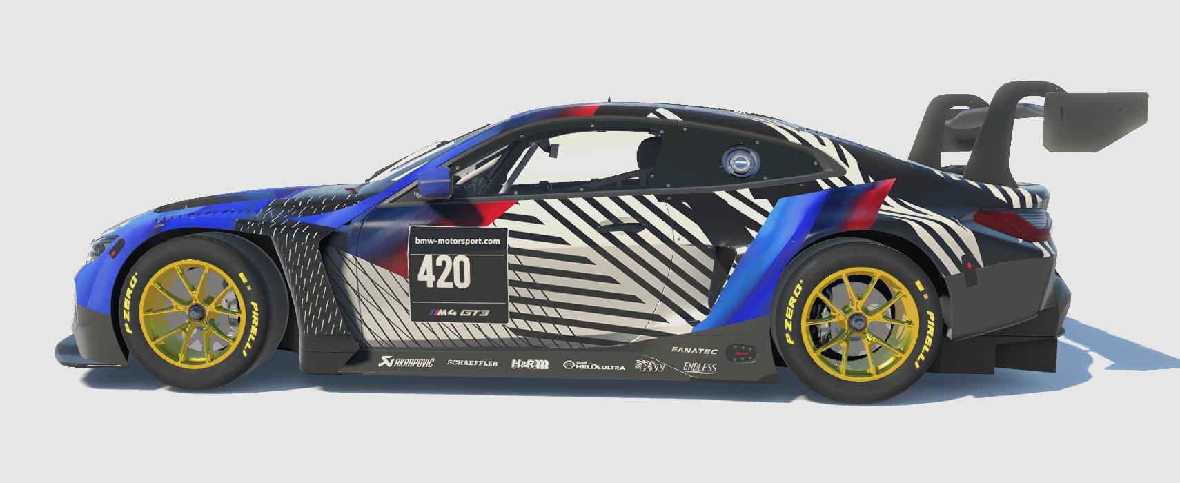 Team BMW M4 GT3 by Todd Schwarz - Trading Paints
