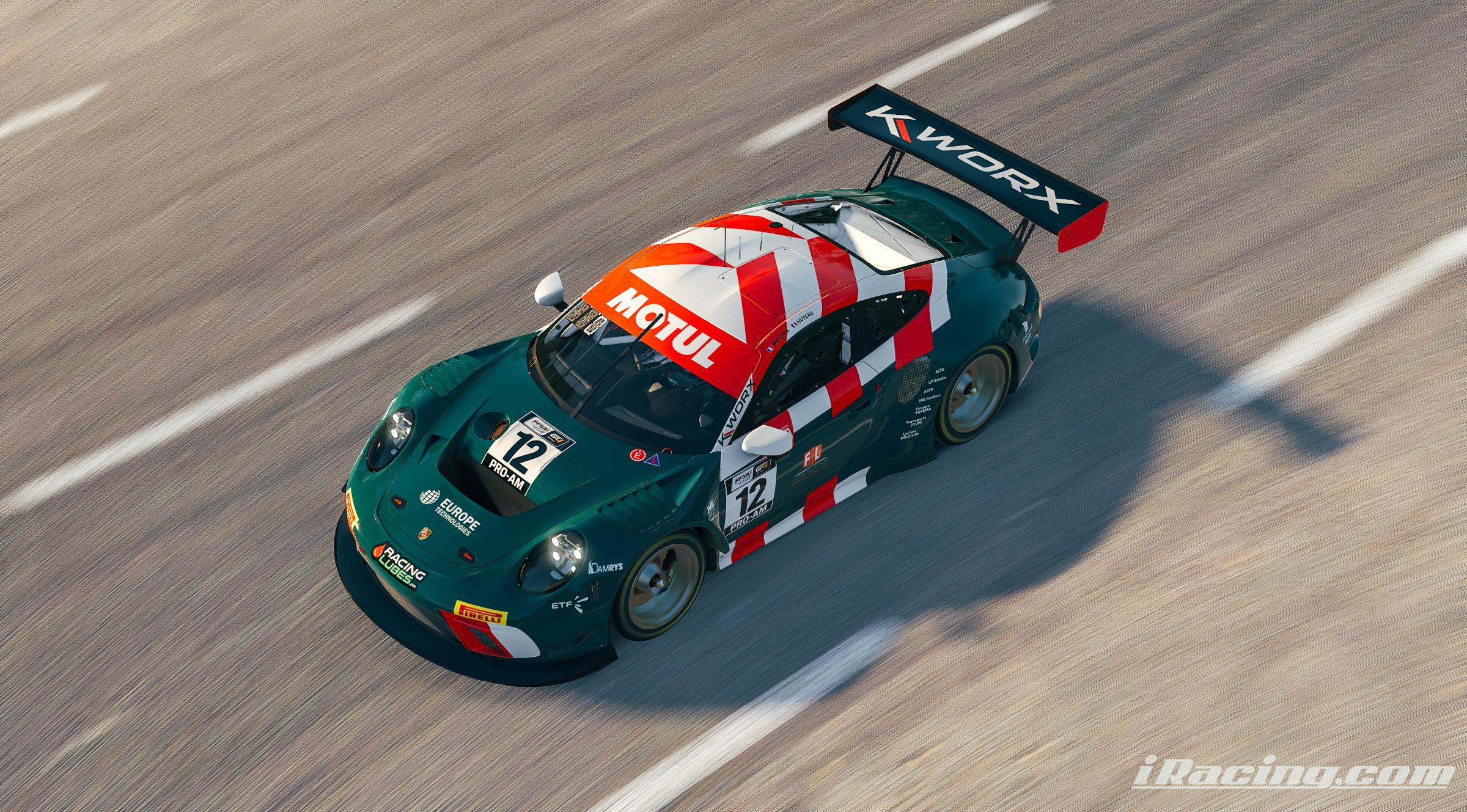 K-Worx Racing Porsche GT3R Tribute to #12 by Patryk A. - Trading Paints