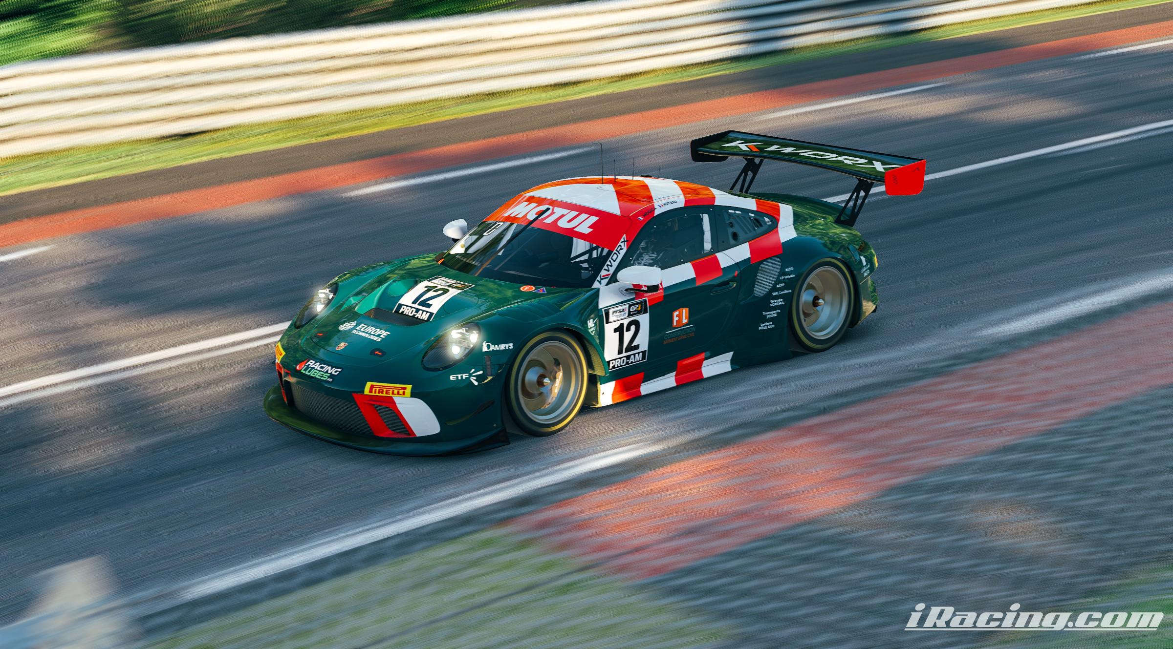 K-Worx Racing Porsche GT3R Tribute to #12 by Patryk A. - Trading Paints