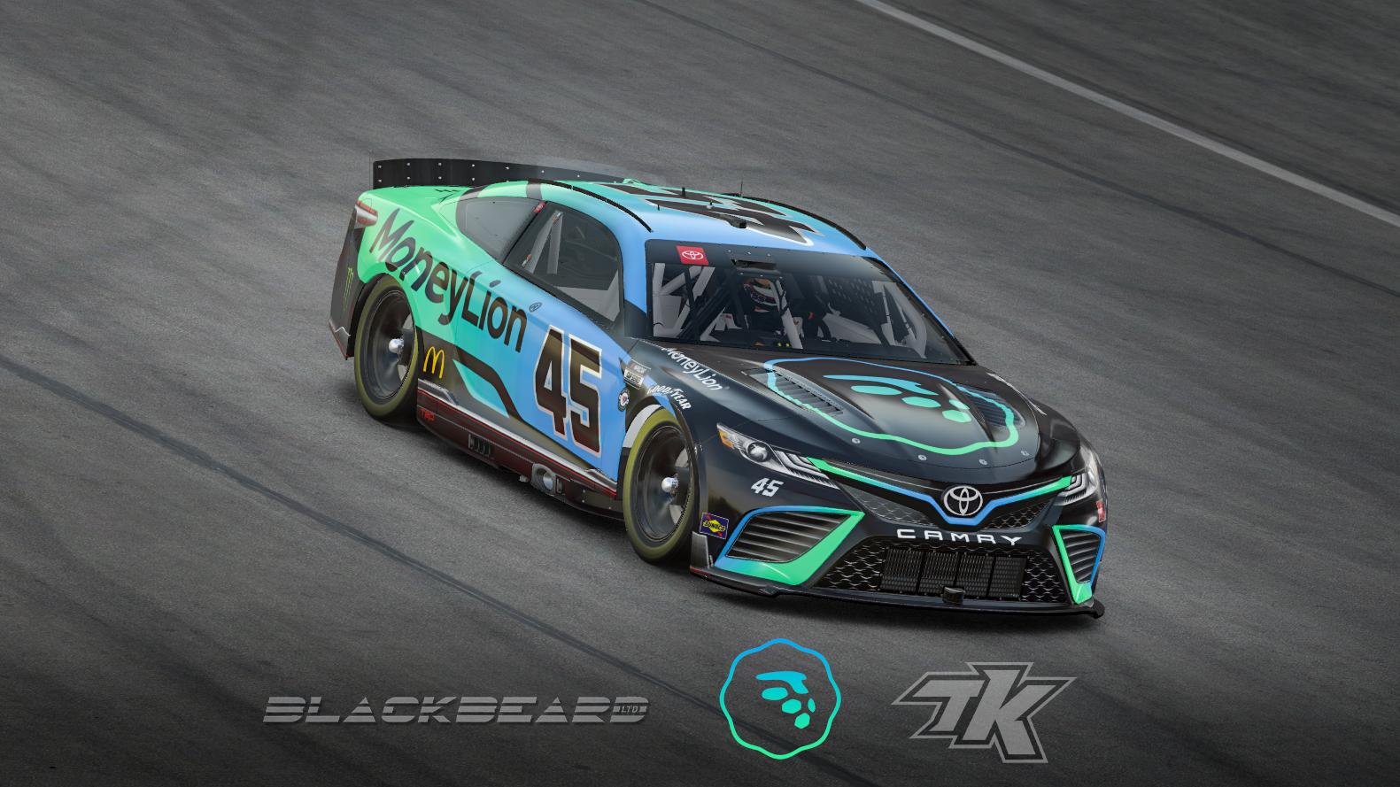 2023 23XI Tyler Reddick Moneylion scheme by Tobias Kahlert - Trading Paints