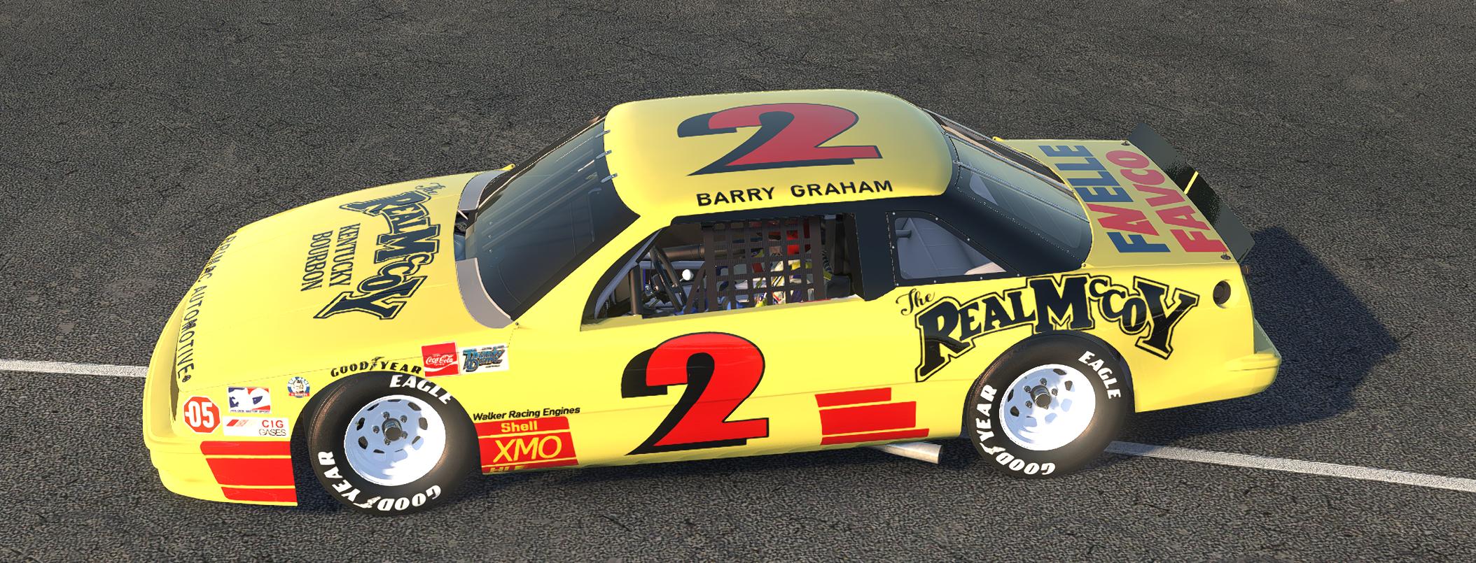 Barry Graham #2 Olds by Tex Lindner - Trading Paints