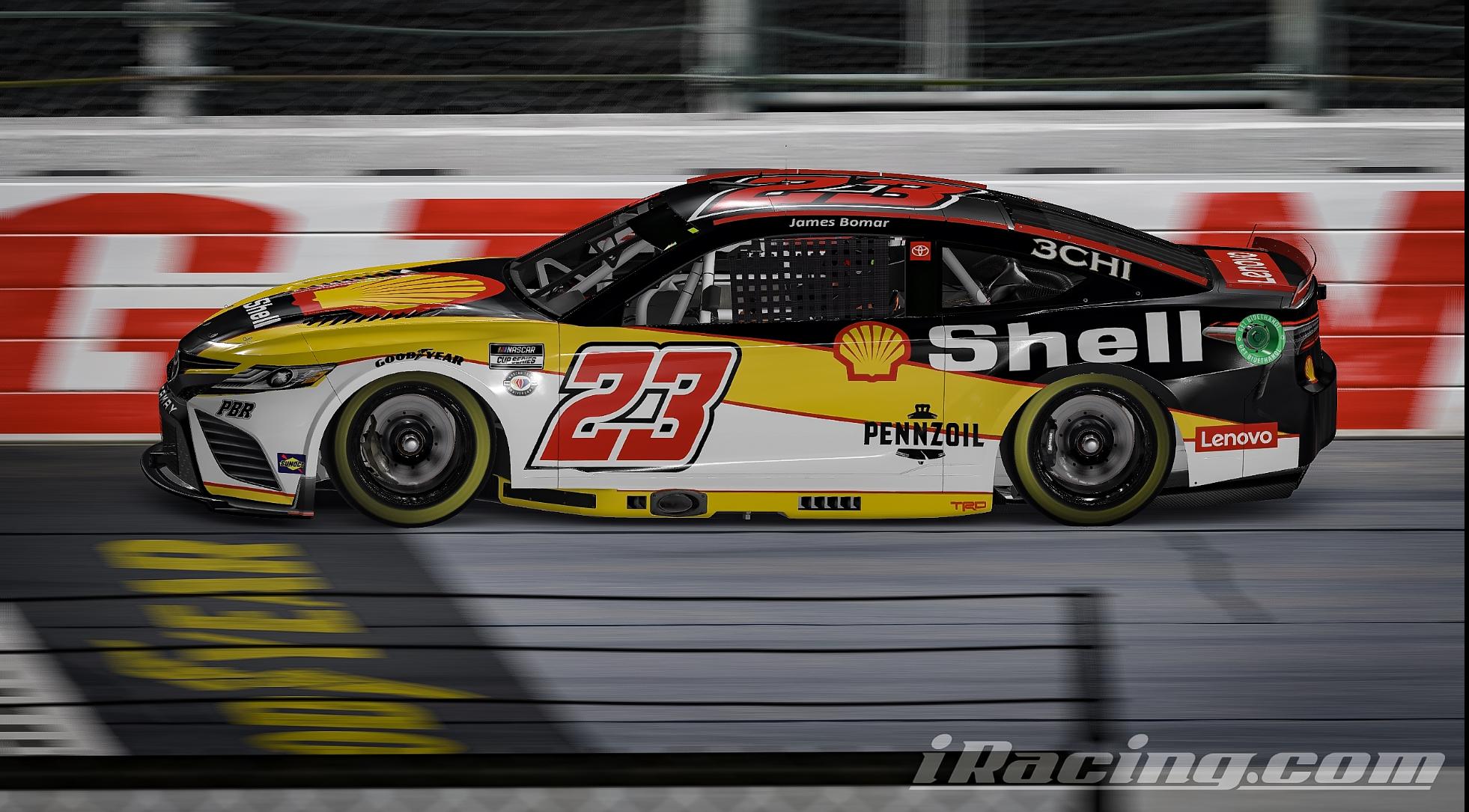 Shell Throwback #23 by James R Bomar - Trading Paints