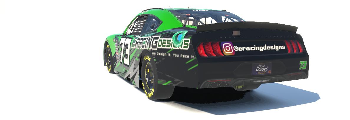 Patrick Rushton #73 E Racing Designs Xfinity Mustang W/ Spec Map by Rob ...