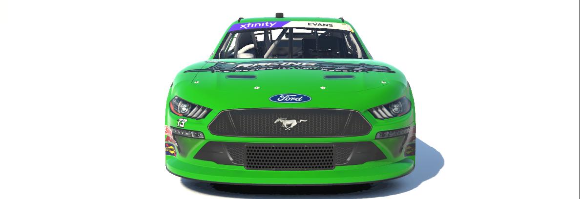 Patrick Rushton #73 E Racing Designs Xfinity Mustang W/ Spec Map by Rob ...