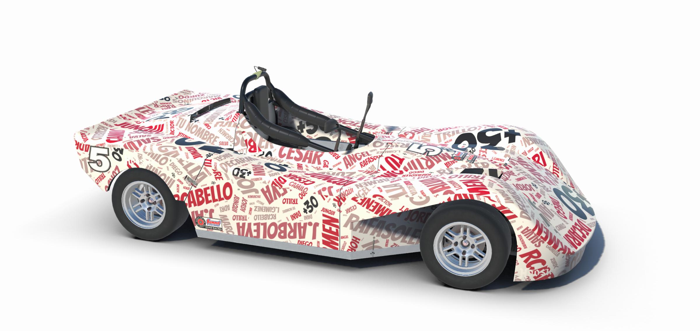 SCCA Spec Racer Ford md30 nube nombres blanco by Jesús Arboleya ...