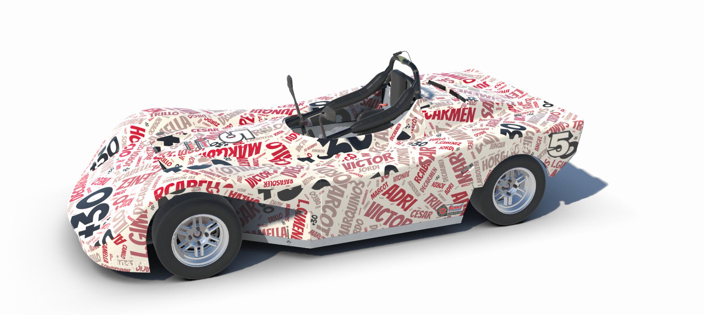 SCCA Spec Racer Ford md30 nube nombres blanco by Jesús Arboleya ...