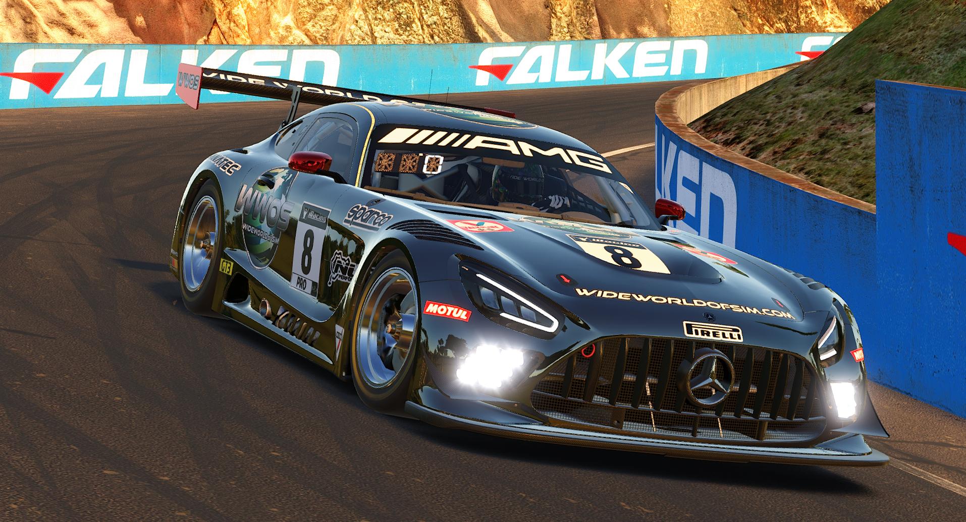 Mercedes-AMG GT3 2020 - CHROME DARK by Scotty P. - Trading Paints