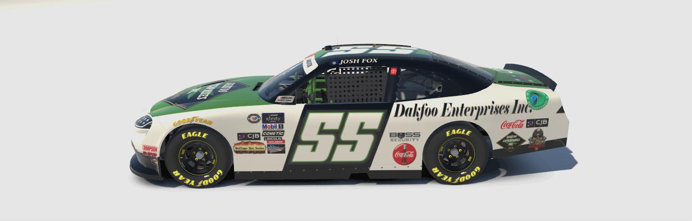 Josh Fox #55 Outlaws Supra by Joshua Land Fox - Trading Paints