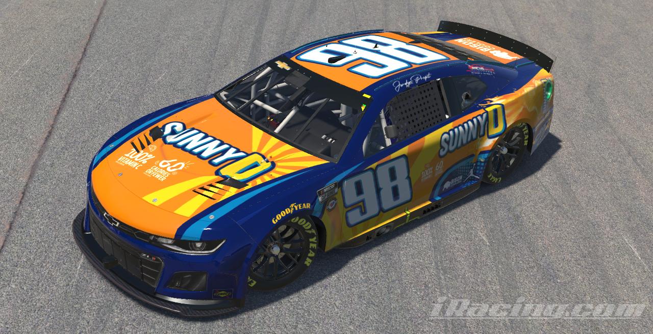 Jordyn Propst #98 Sunny D Nextgen Camaro W/ Spec Map by Rob Evans ...