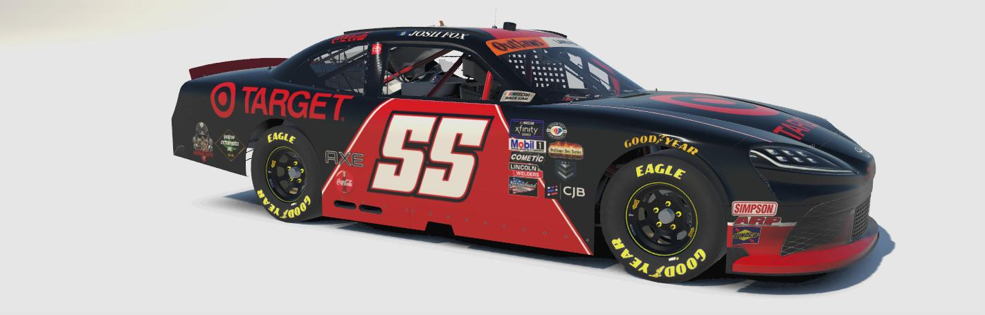 Josh Fox #55 Outlaws Target Supra by Joshua Land Fox - Trading Paints