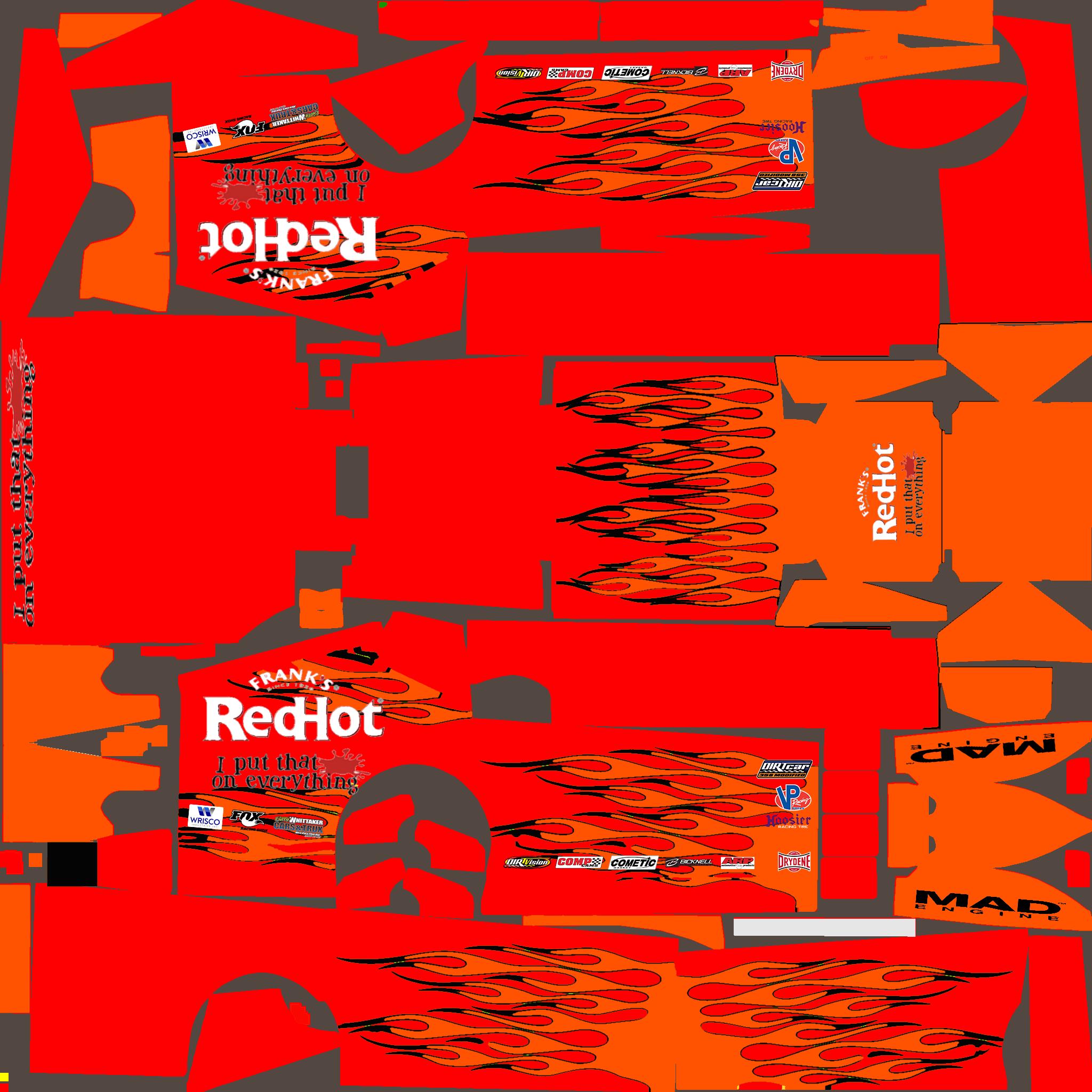 franks red hot Modified by Greg Sweet2 - Trading Paints