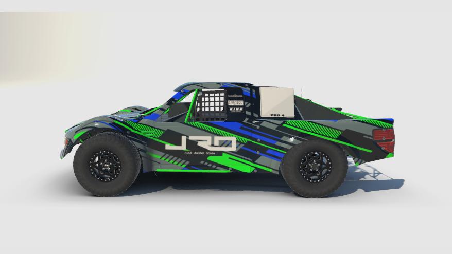 JRD KING BLUE/GREEN PRO4 by Jason B. - Trading Paints