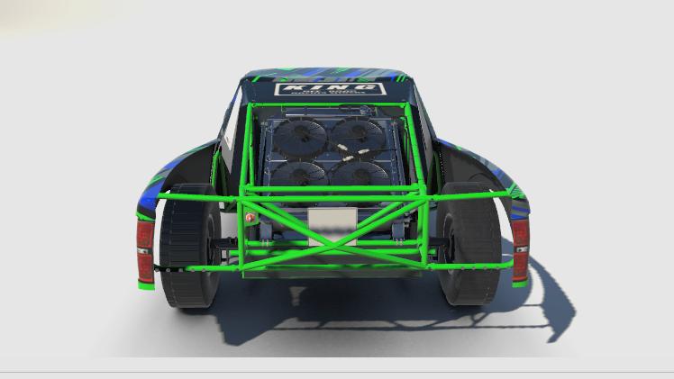 JRD KING BLUE/GREEN PRO4 by Jason B. - Trading Paints