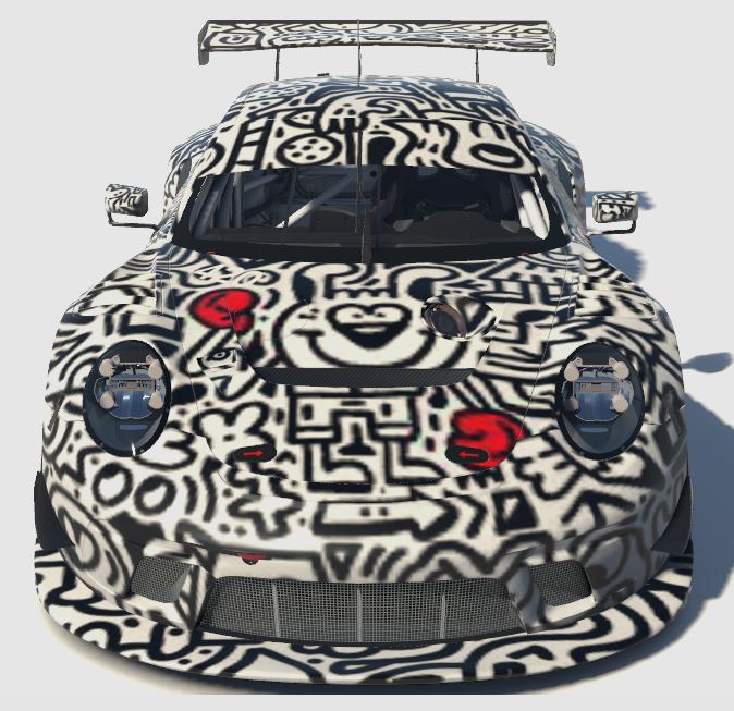Mr Doodle Porsche 911R GT3 by Todd Schwarz - Trading Paints