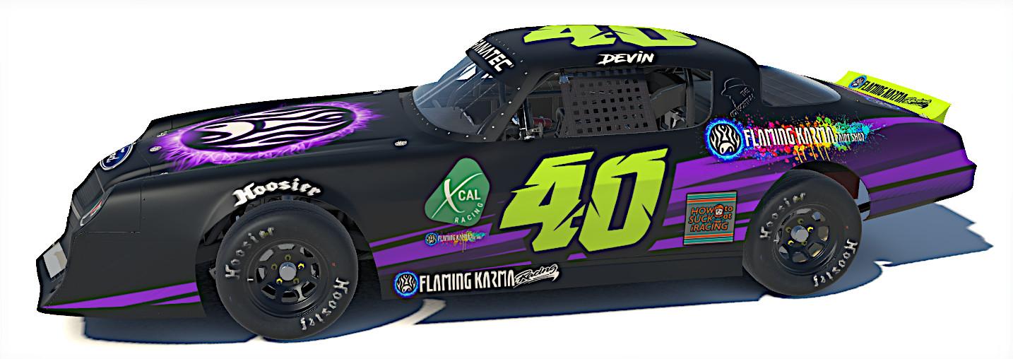 Devin Landry: #40 Flaming Karma Paint Shop XCAL 2023 by Gerald Poole ...