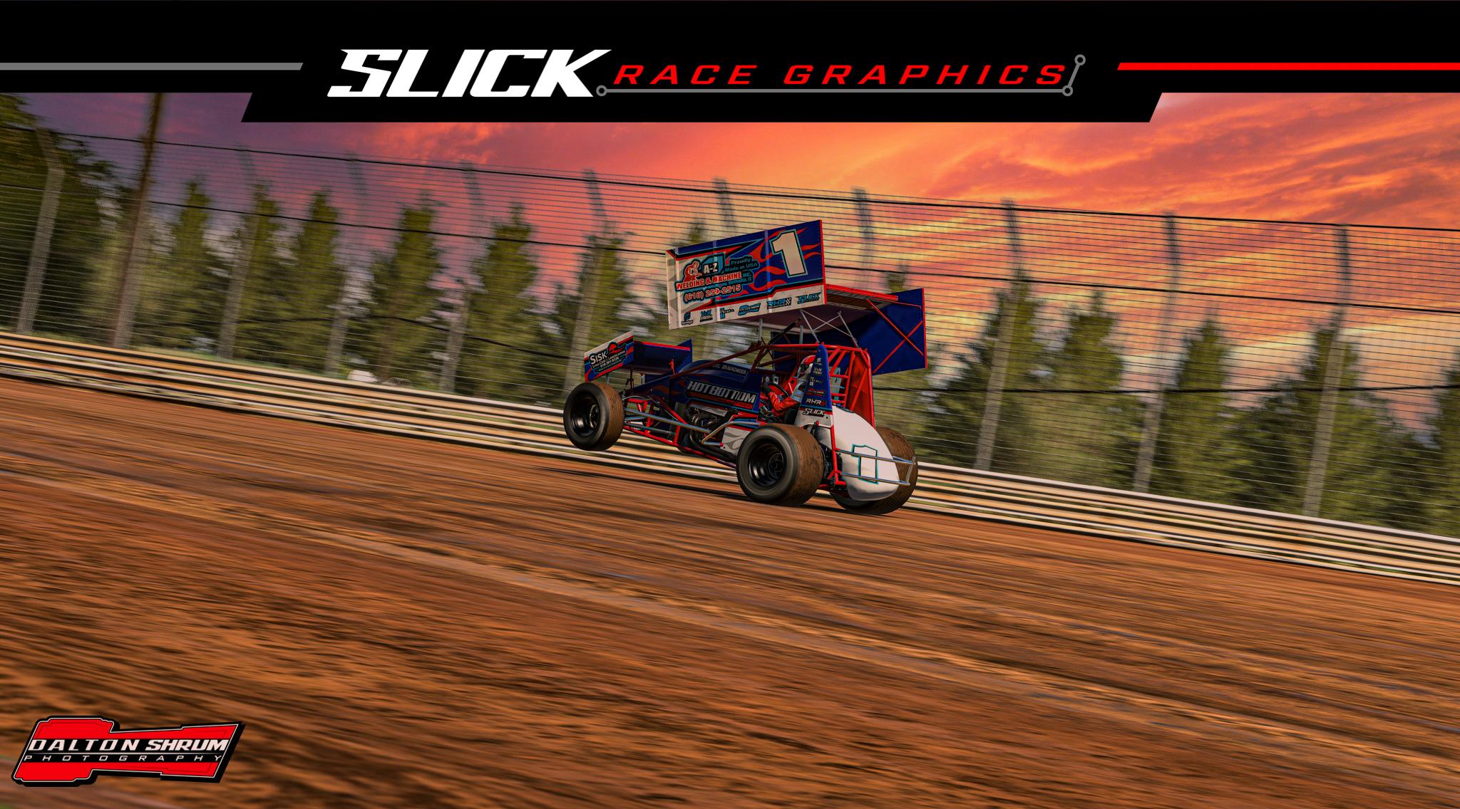 Eric Braundmeier HBI Non-Wing Sprint Car by Dillan B. - Trading Paints