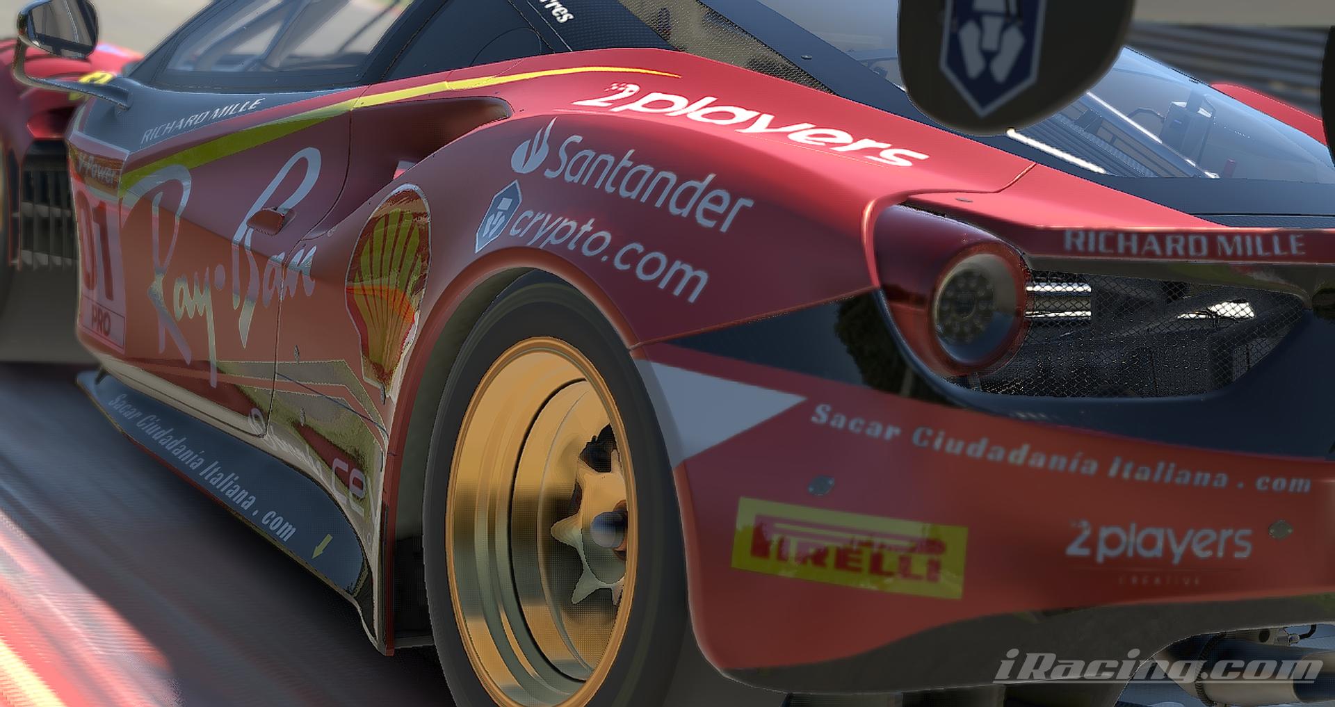 Ferrari Gt3 based on Leclerc and Sainz 2023 Livery by Nahuel Torres7 - Trading Paints