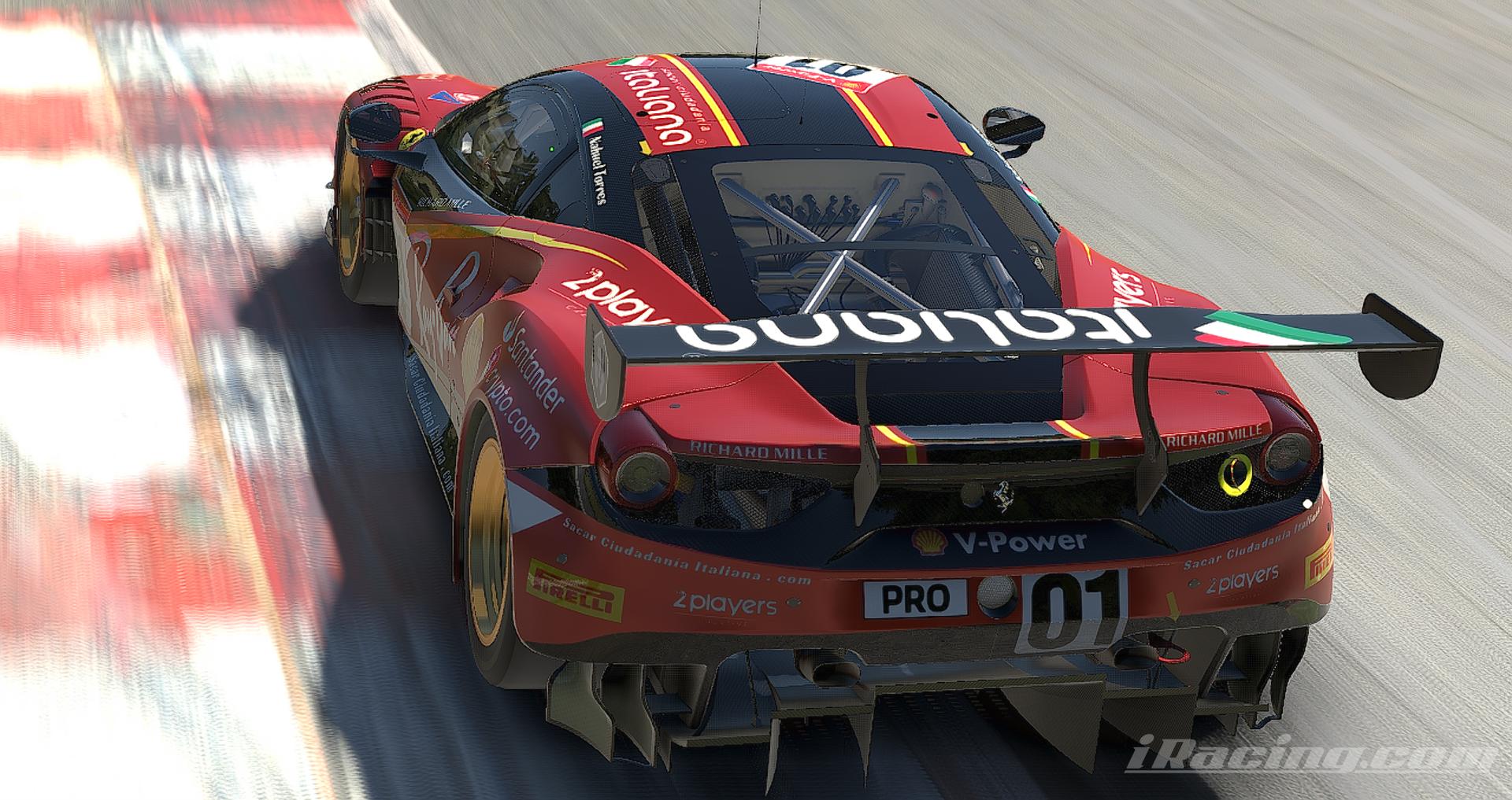 Ferrari Gt3 based on Leclerc and Sainz 2023 Livery by Nahuel Torres7 - Trading Paints