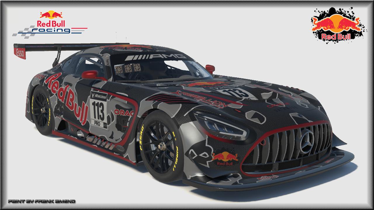 Red Bull Camo Mercedes AMG GT3 2020 by Frank Amend - Trading Paints