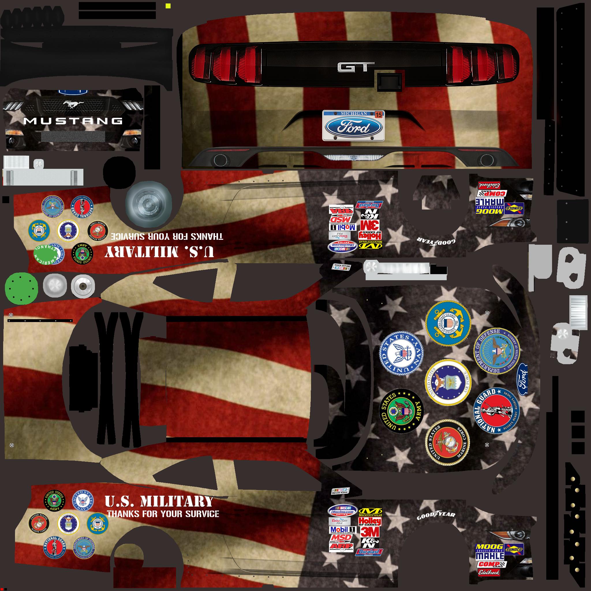 Military Xfinity Ford by Trey J Galgon - Trading Paints