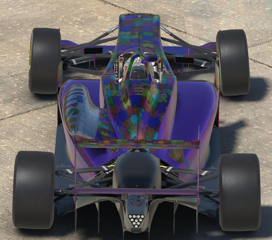 Private 629 Racing Autism Speaks Dallara F3 by Todd Schwarz - Trading ...