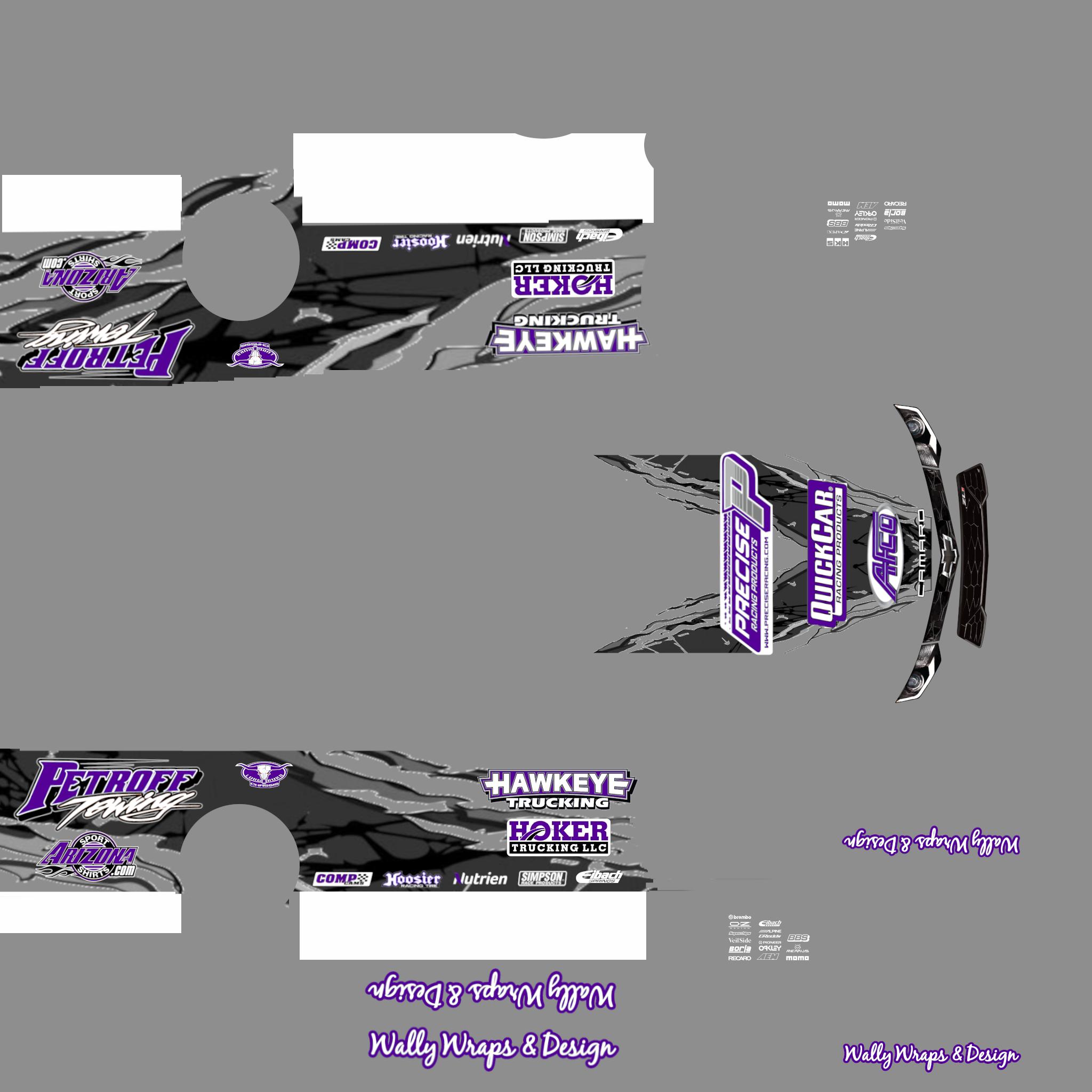 Dirt Late grey white sim by Jason Welsh - Trading Paints