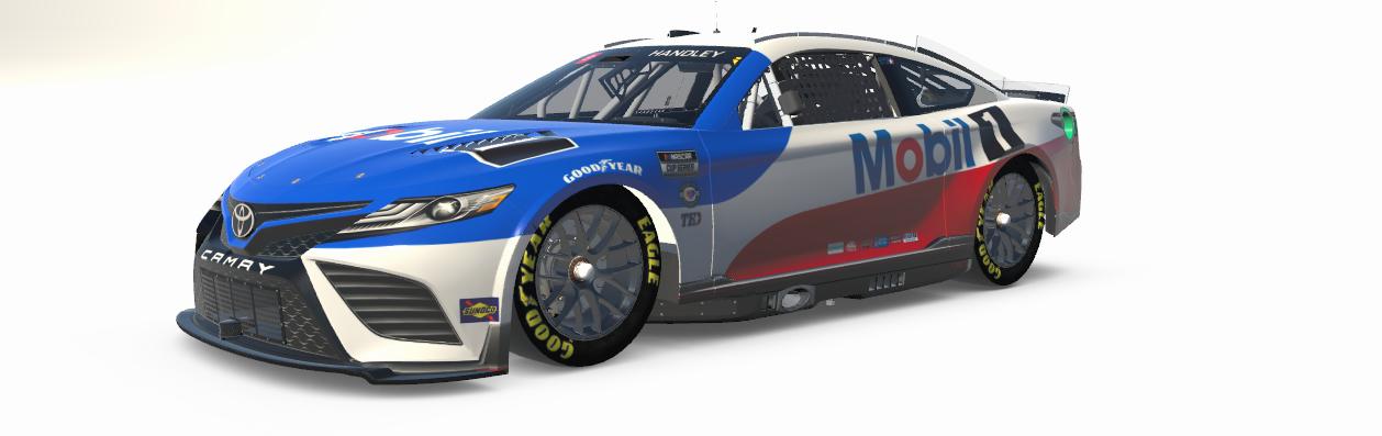 Sim Stamp - John Hunter Nemecheck - Joe Gibbs Racing - JGR - Mobil 1 ...