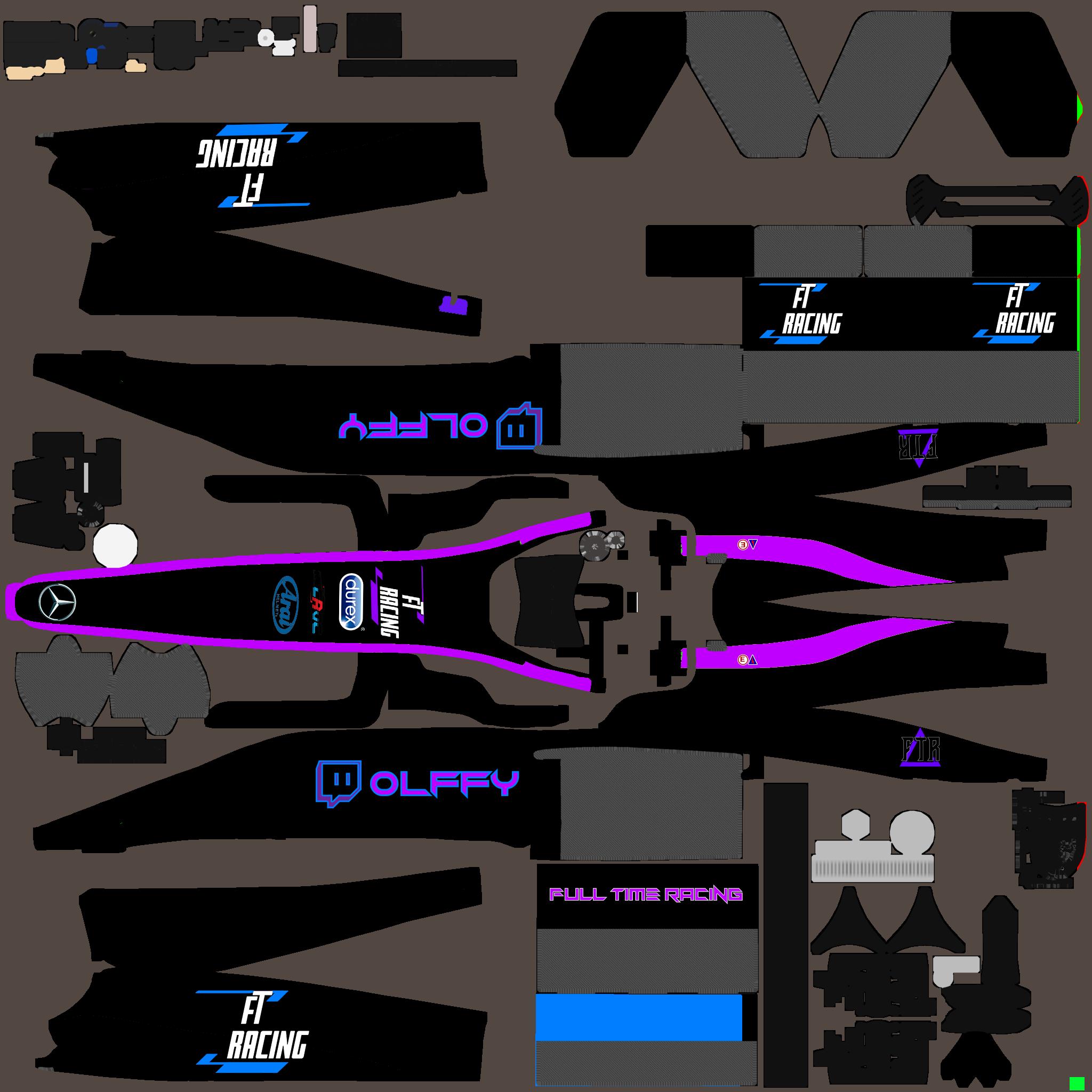 Full Time Racing F4 Livery by Ollie J Cook - Trading Paints