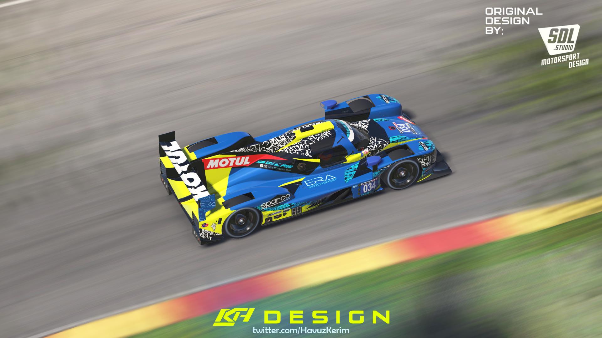#18 IMSA ERA Motorsport 2023 LMP2 Paint for Dallara P217 by Kerim Havuz - Trading Paints