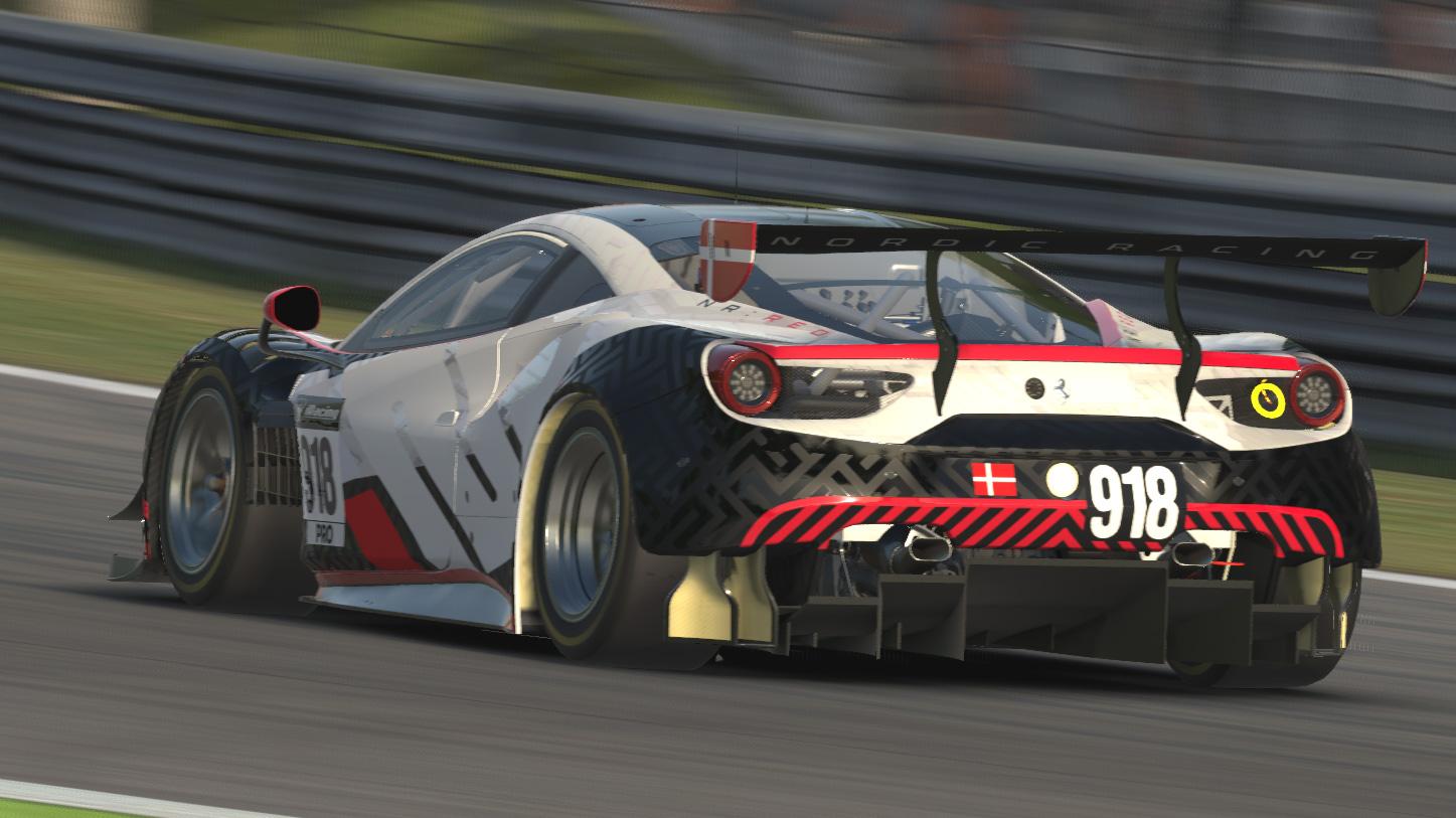 NR02: RED (488GT3evo) by Mikkel G. - Trading Paints