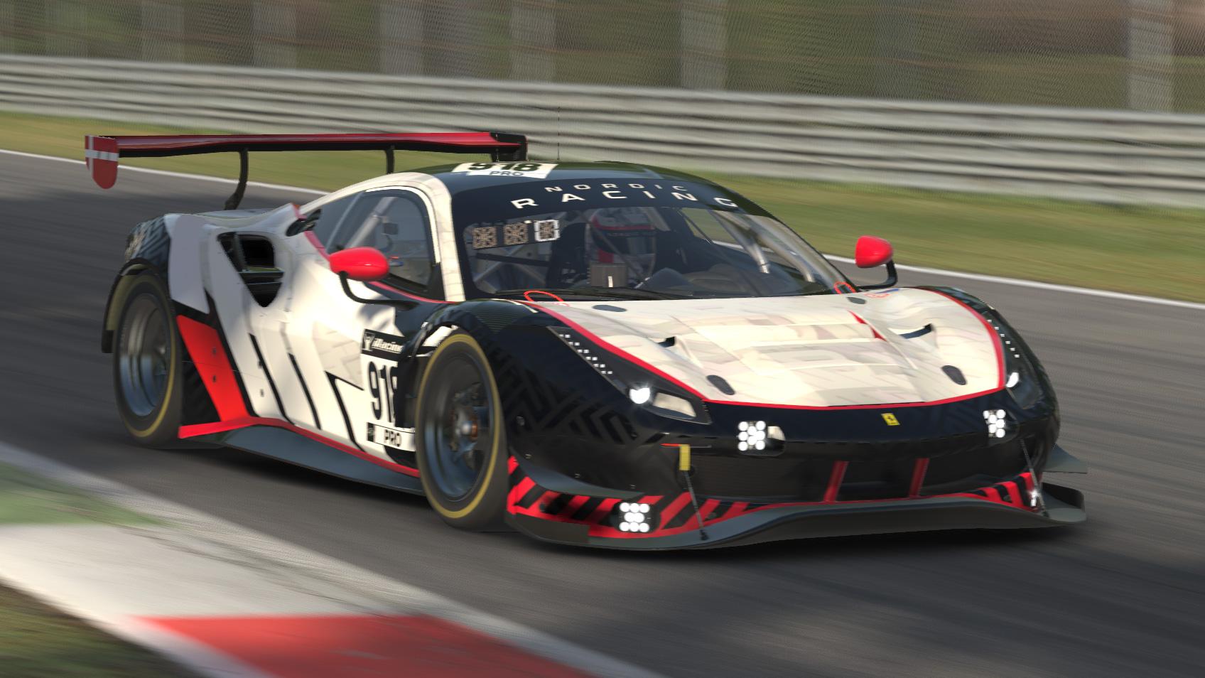 NR02: RED (488GT3evo) by Mikkel G. - Trading Paints