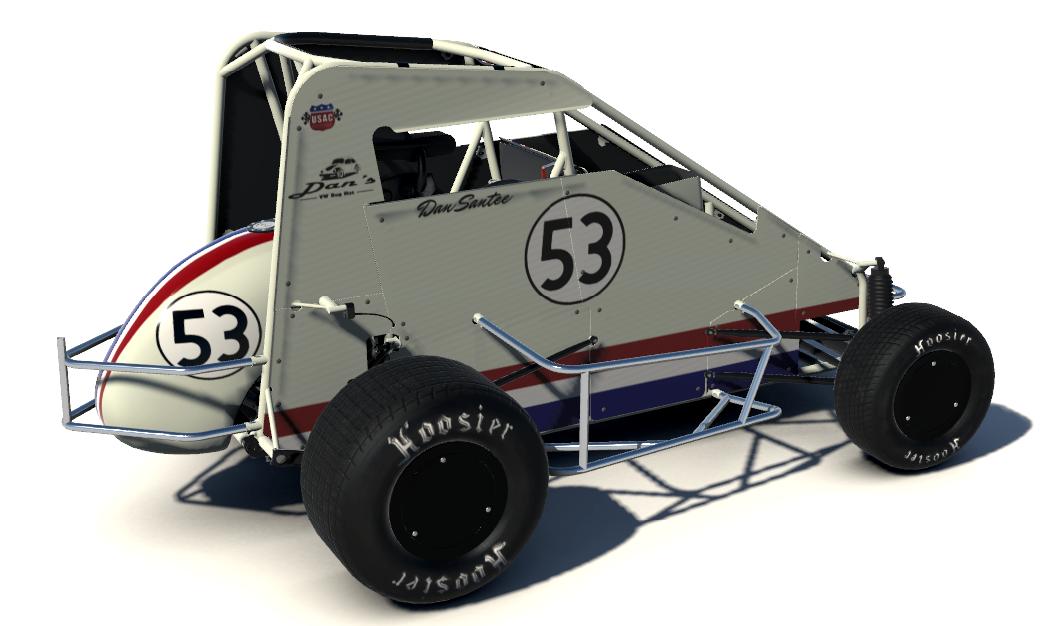 Dan Santee #53 - ARCA Menards Chevrolet Impala - Dans VW Bug Hut by ...