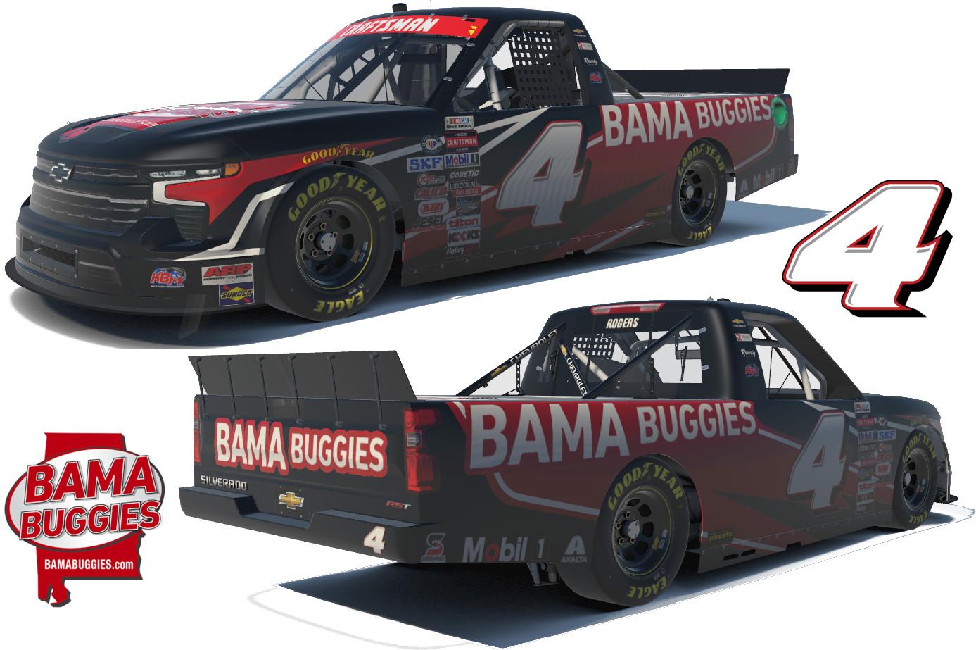 Chase Purdys 2023 Bama Buggies #4 (with#) by Benjamin W. Rogers - Trading Paints