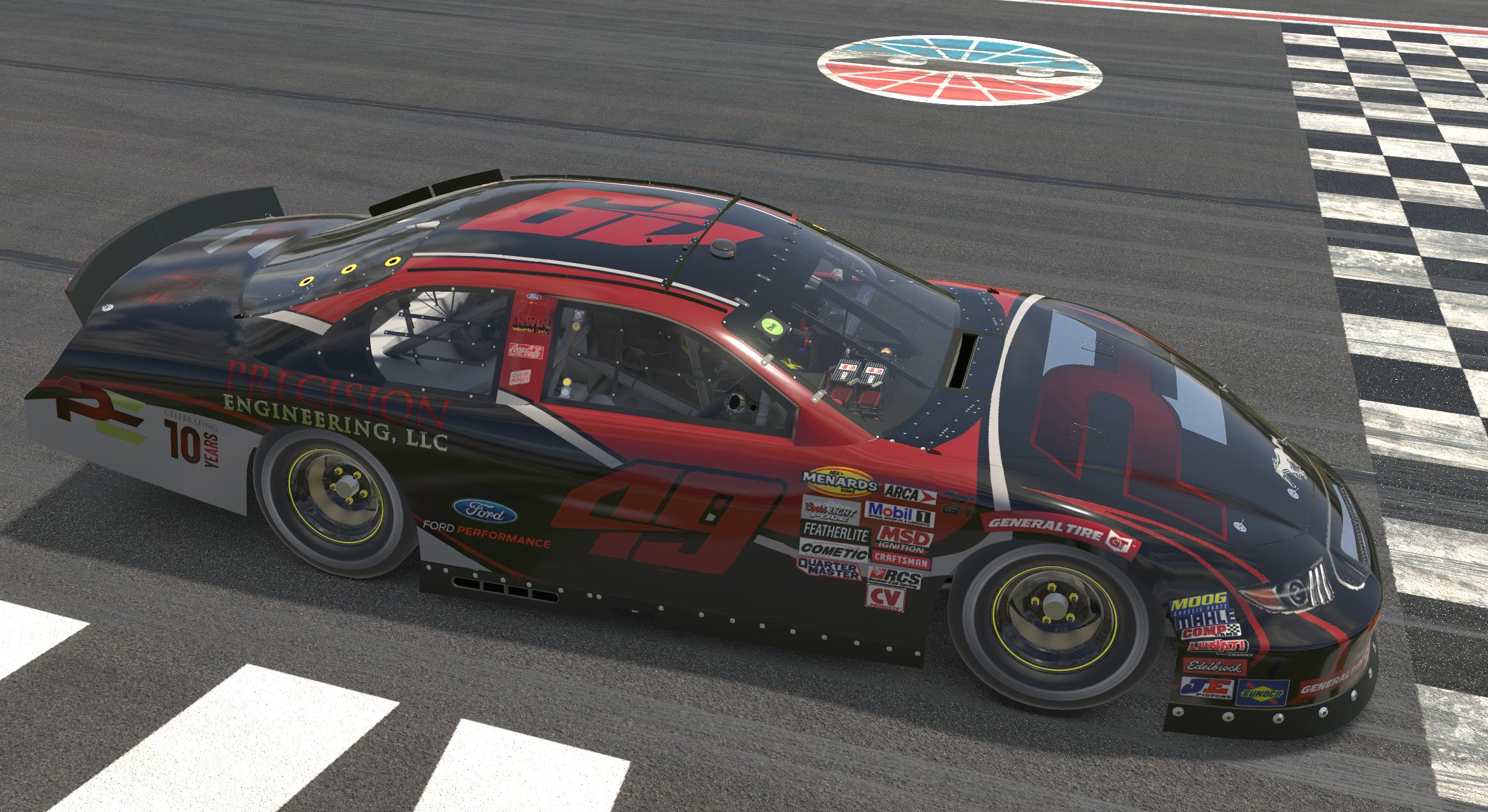 Percision Engineering Ford Mustang No Number by TJ Warren - Trading Paints