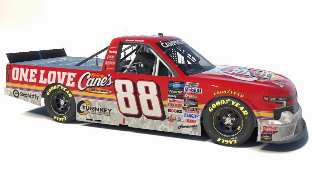 Gavin Austin 88 Raising Canes 2023 by Gavin Austin - Trading Paints