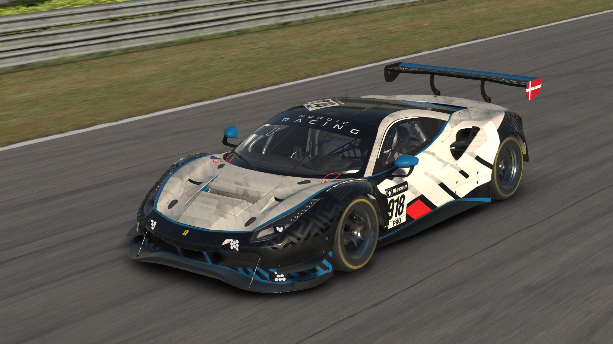 NR02: BLUE (488GT3evo) by Mikkel G. - Trading Paints