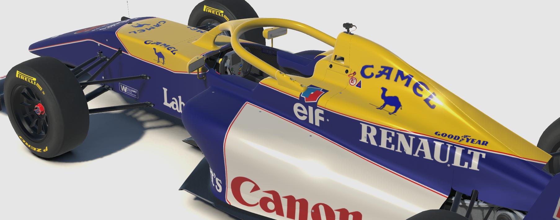 1992 Williams FW14B Livery for iR04 by Andrew J Gameau - Trading Paints