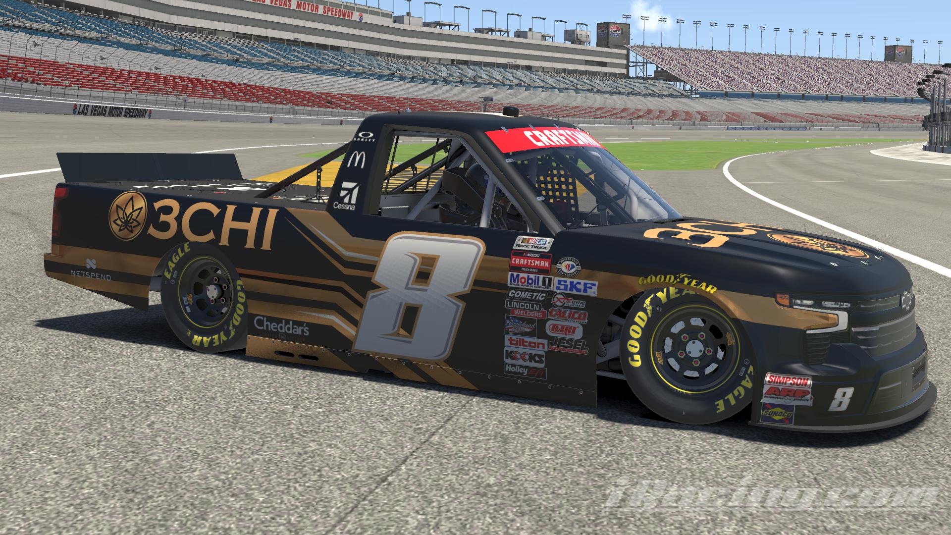 2023 Kyle Busch 3CHI #8 (Blank) Silverado by Ardell Allen - Trading Paints