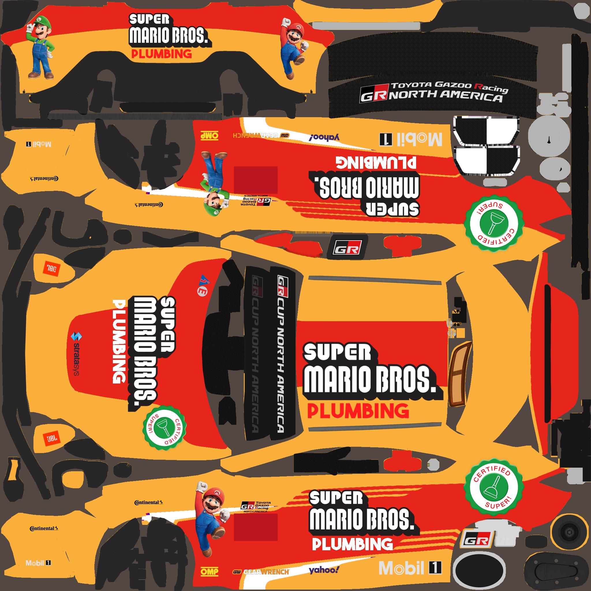 Super Mario Plumbing Toyota GR86 by Uygar Selman - Trading Paints