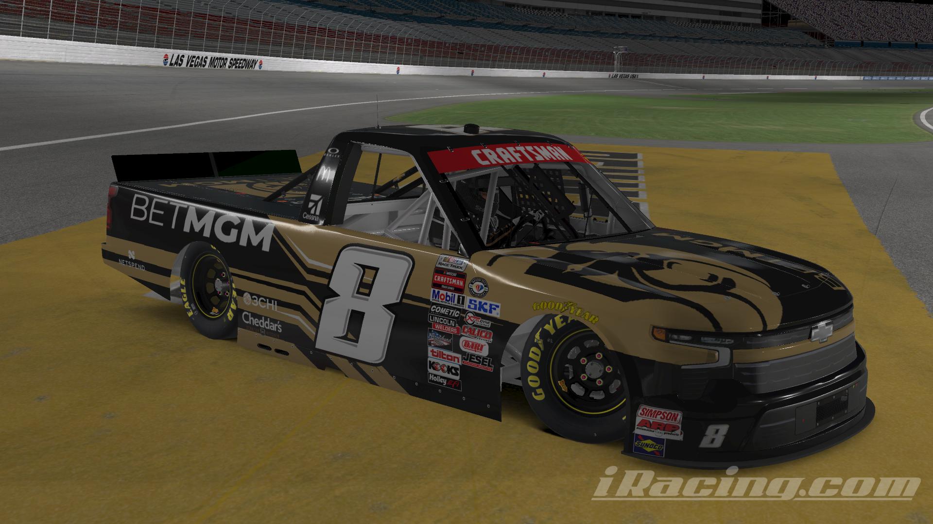 2023 Kyle Busch #8 BetMGM Silverado Fictional by Ardell Allen - Trading ...