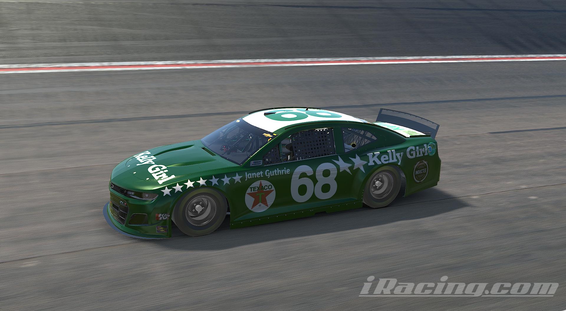 Janet Guthrie tribute Kelly Girl Cup Camaro by Bryan E. - Trading Paints