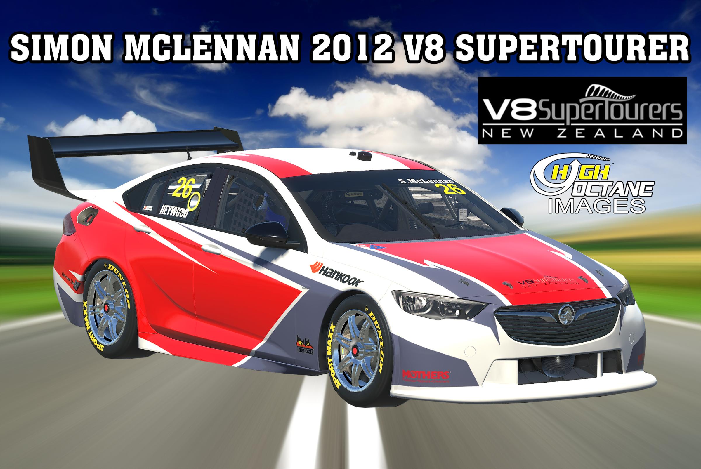 Simon McLennan 2012 V8 Supertourer by Matt Heywood - Trading Paints