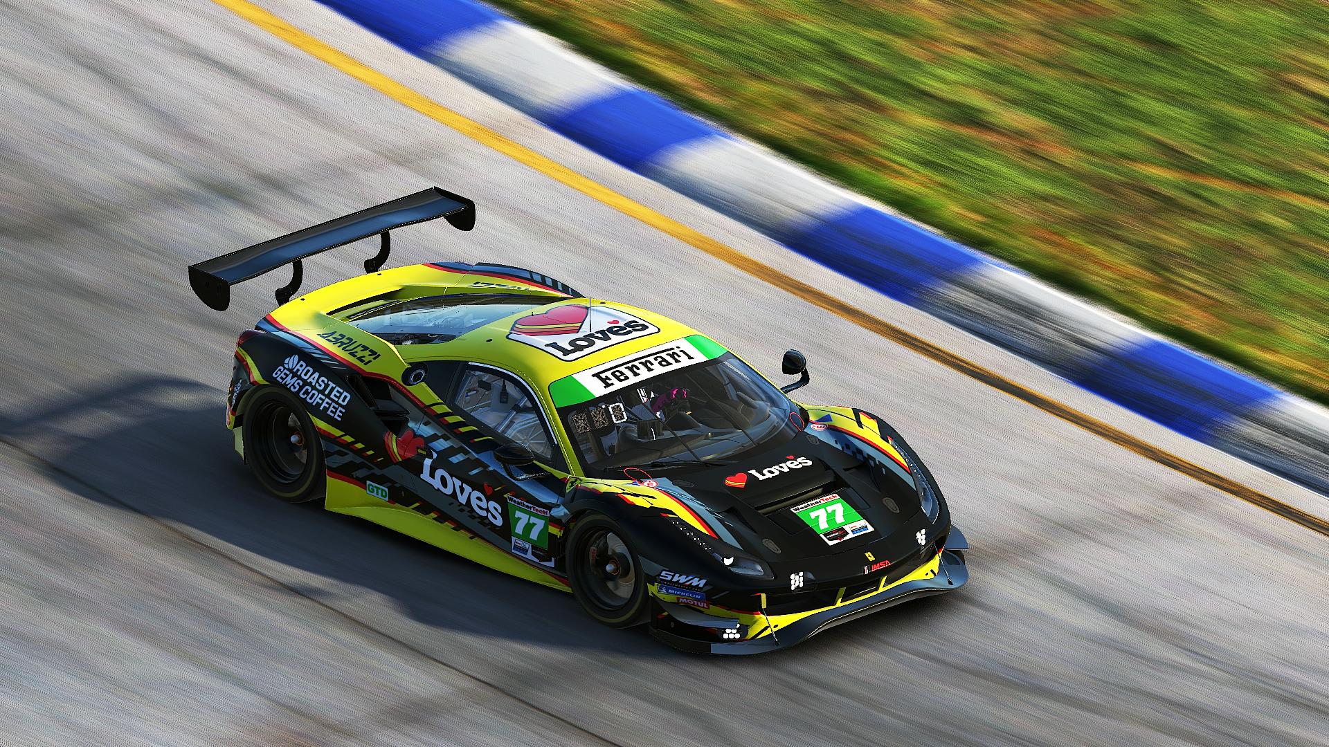 Loves Travel Stops Ferrari Featuring Roasted Gems Coffee Sim-Stamped ...