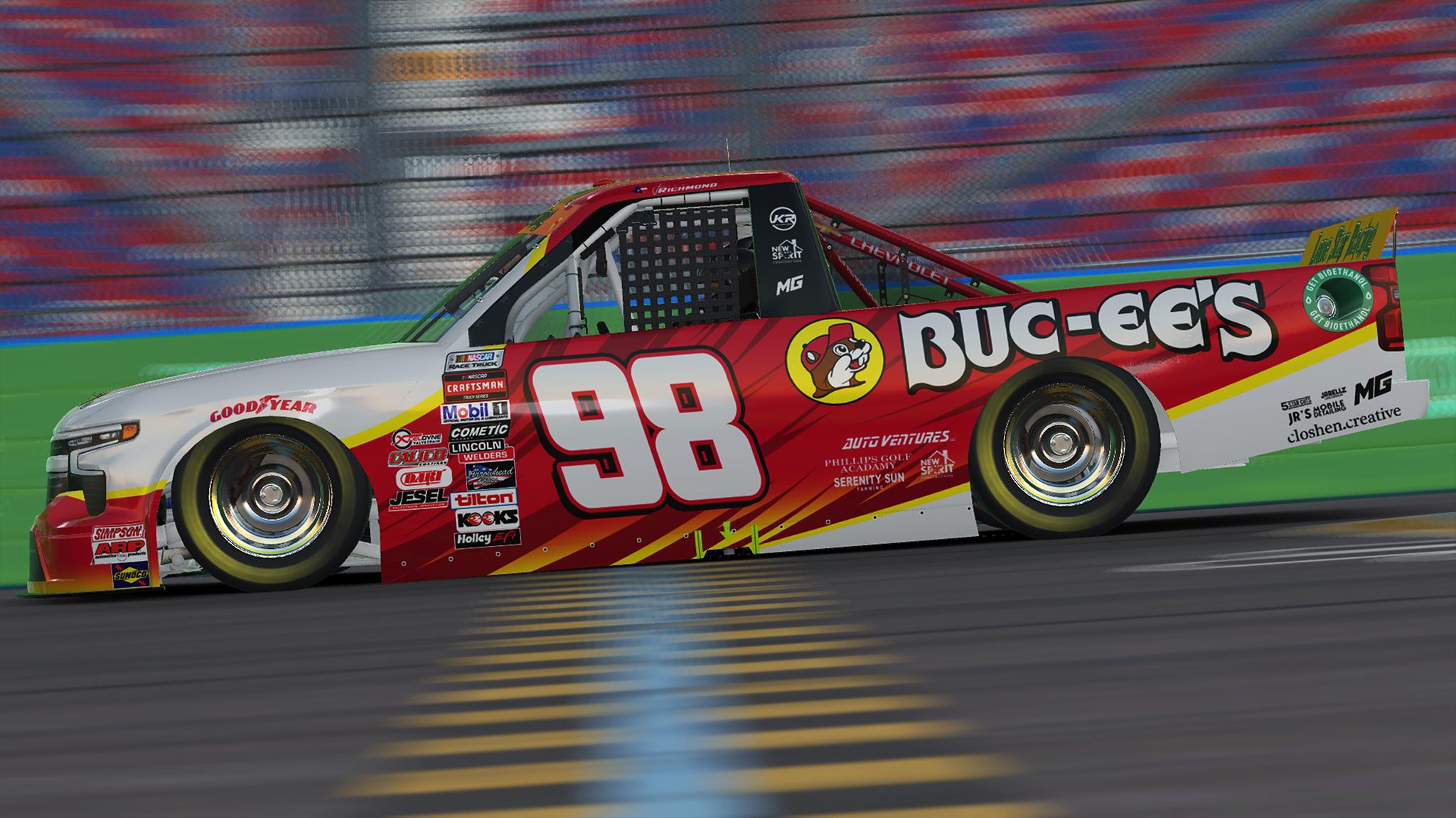 #98 Buc-ees Silverado by Jeremy Richmond - Trading Paints