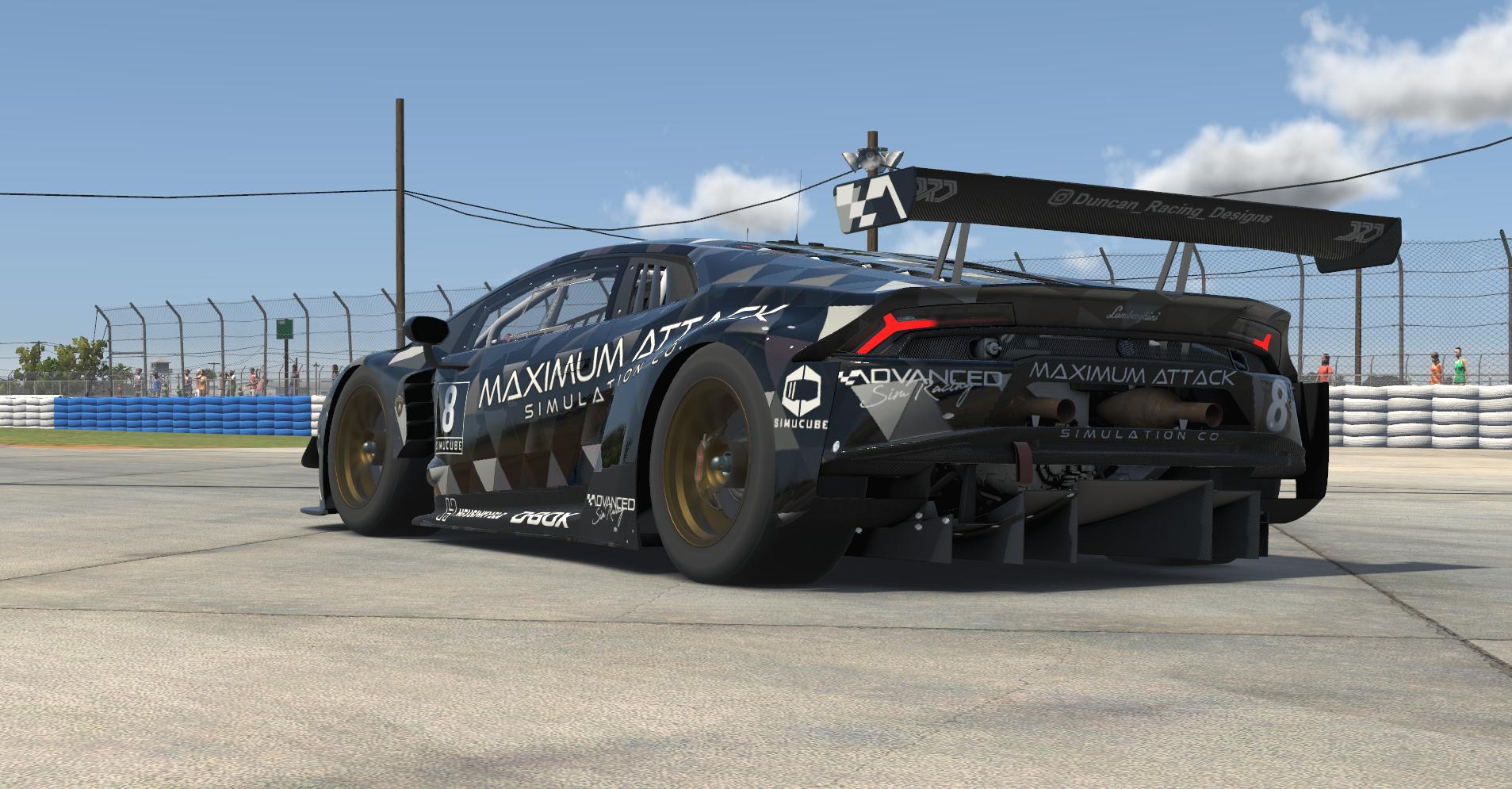Maximum Attack Simulation Co - Black Lambo Huracan GT3 DRD by Perry ...