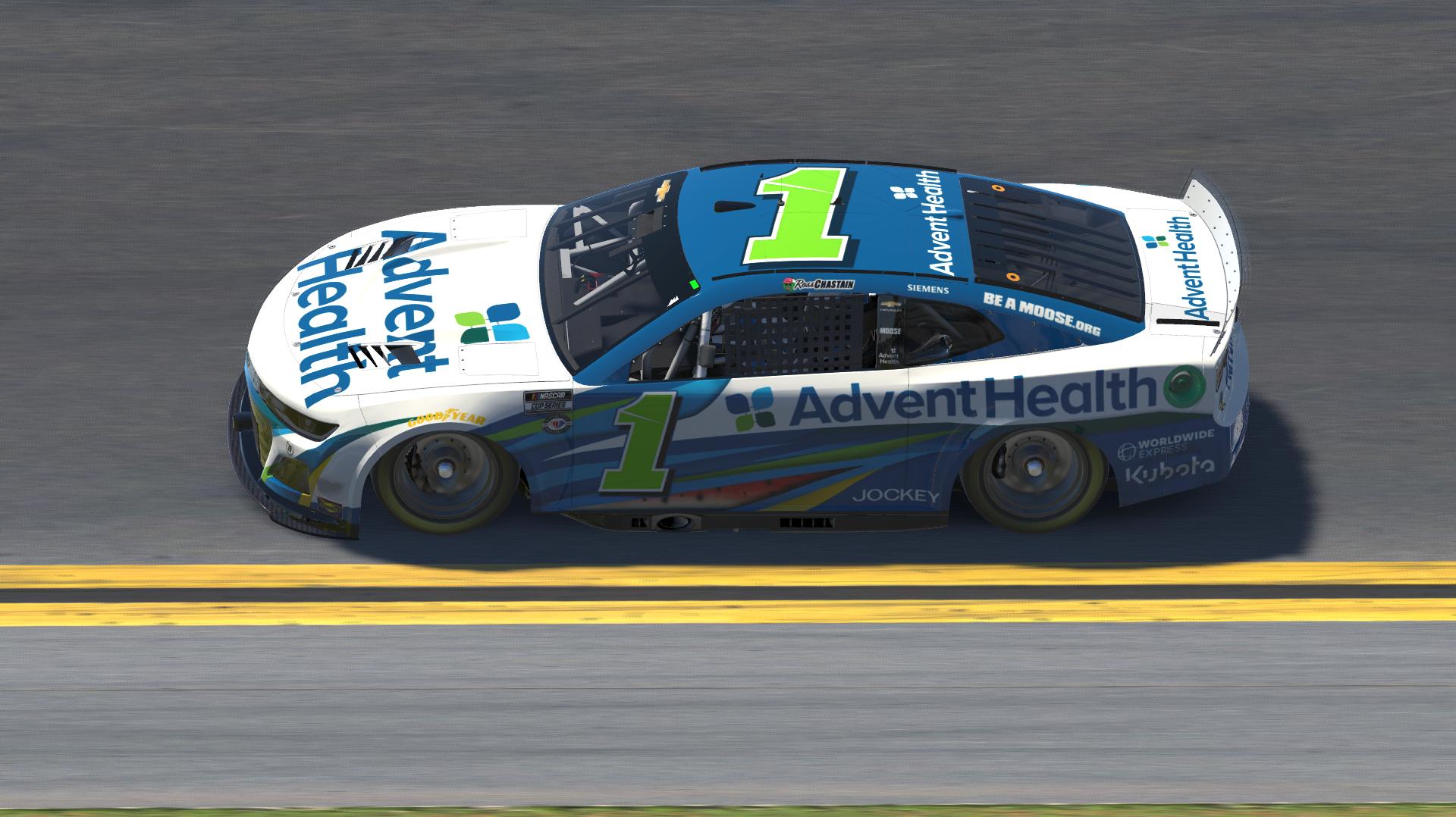 Ross Chastain 2023 Advent Health Paint Scheme by Matthew L Morton ...