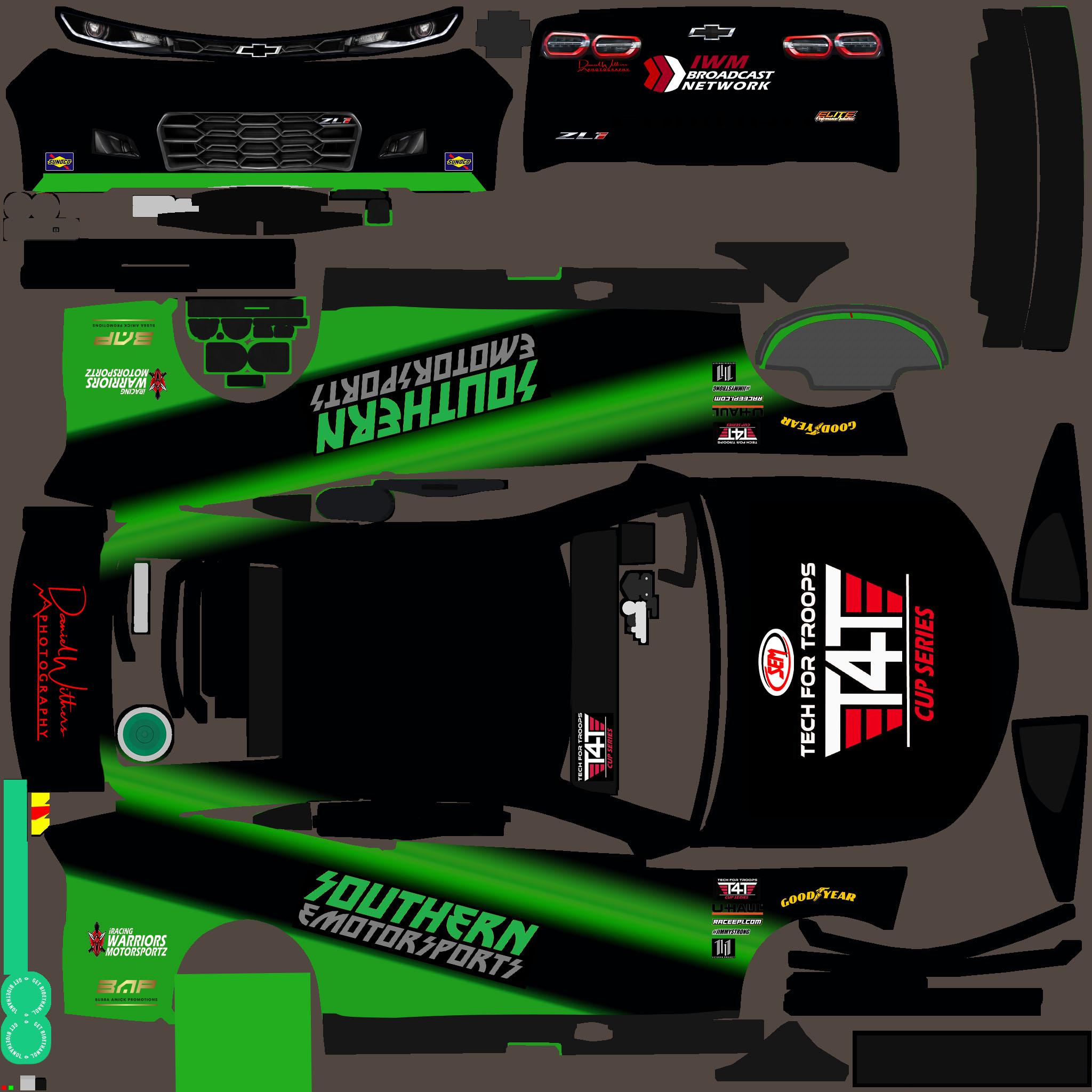 Chevrolet Camaro ZL1 Nextgen bobby IWM TF4T season 2 green copy by Dan ...