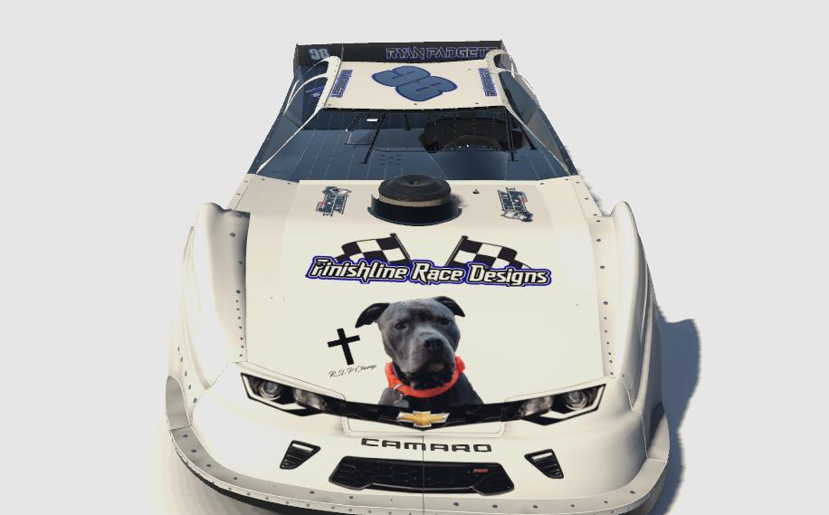 Ryan Padgett STR Dirt Late Model # 98 by Josh Whiteman - Trading Paints