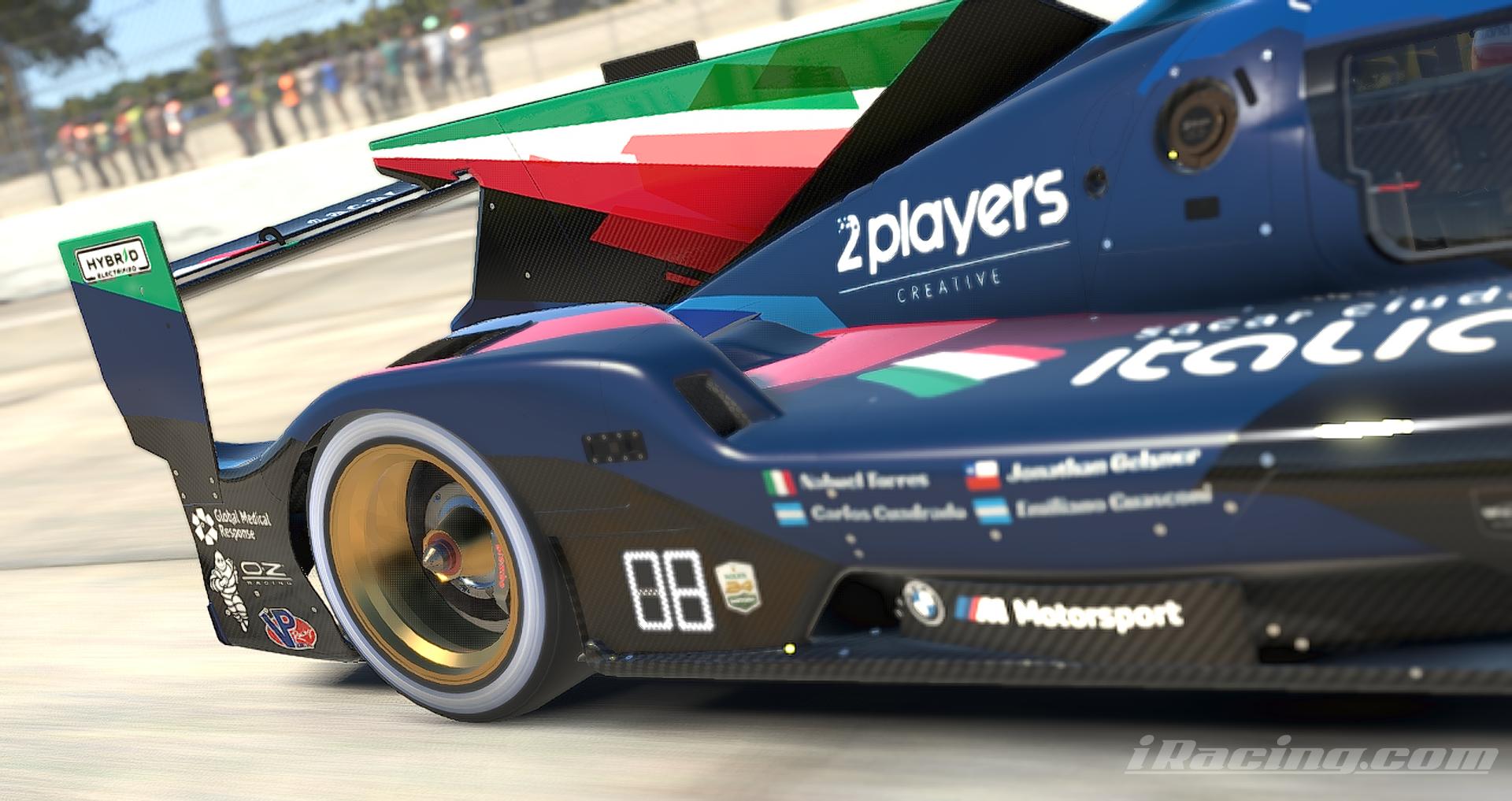 BMW LMDh Hypercar livery - Italy blue and carbon based on official ...