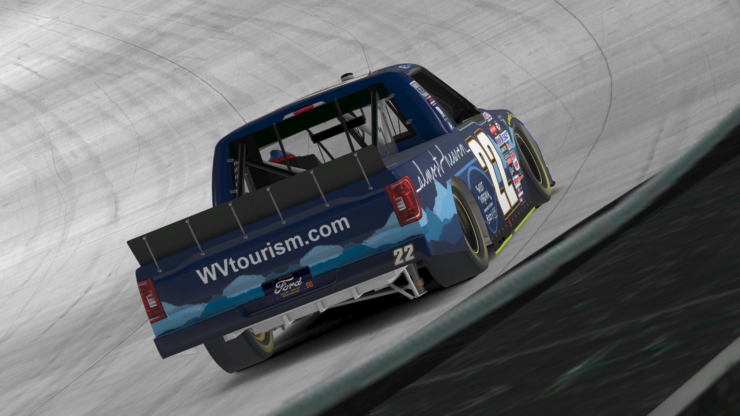 Christian Rose West Virginia Tourism AM Racing Concept by Jonathan Raines - Trading Paints